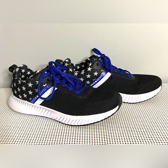 Source Unknown | Shoes | Honor And Respect Athletic Shoes With Stars ...
